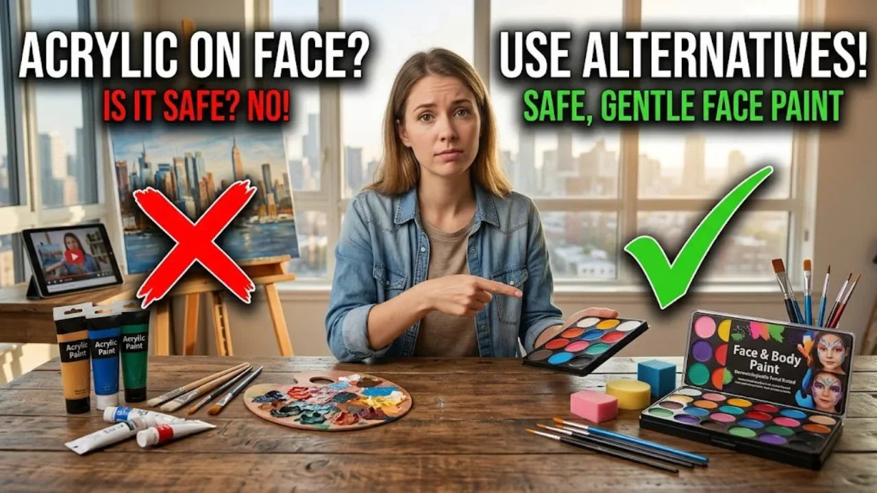 Can I use Acrylic Paint on my Face? Safety Tips & Guide