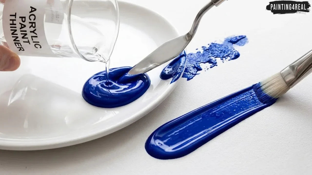 How to Thin Acrylic Paint? Complete Guide with to Methods – Painting4Real