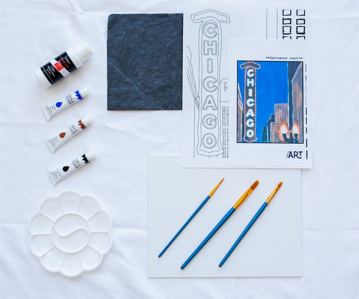 Landmark Painting Kits | Paint Famous Locations in Acrylic