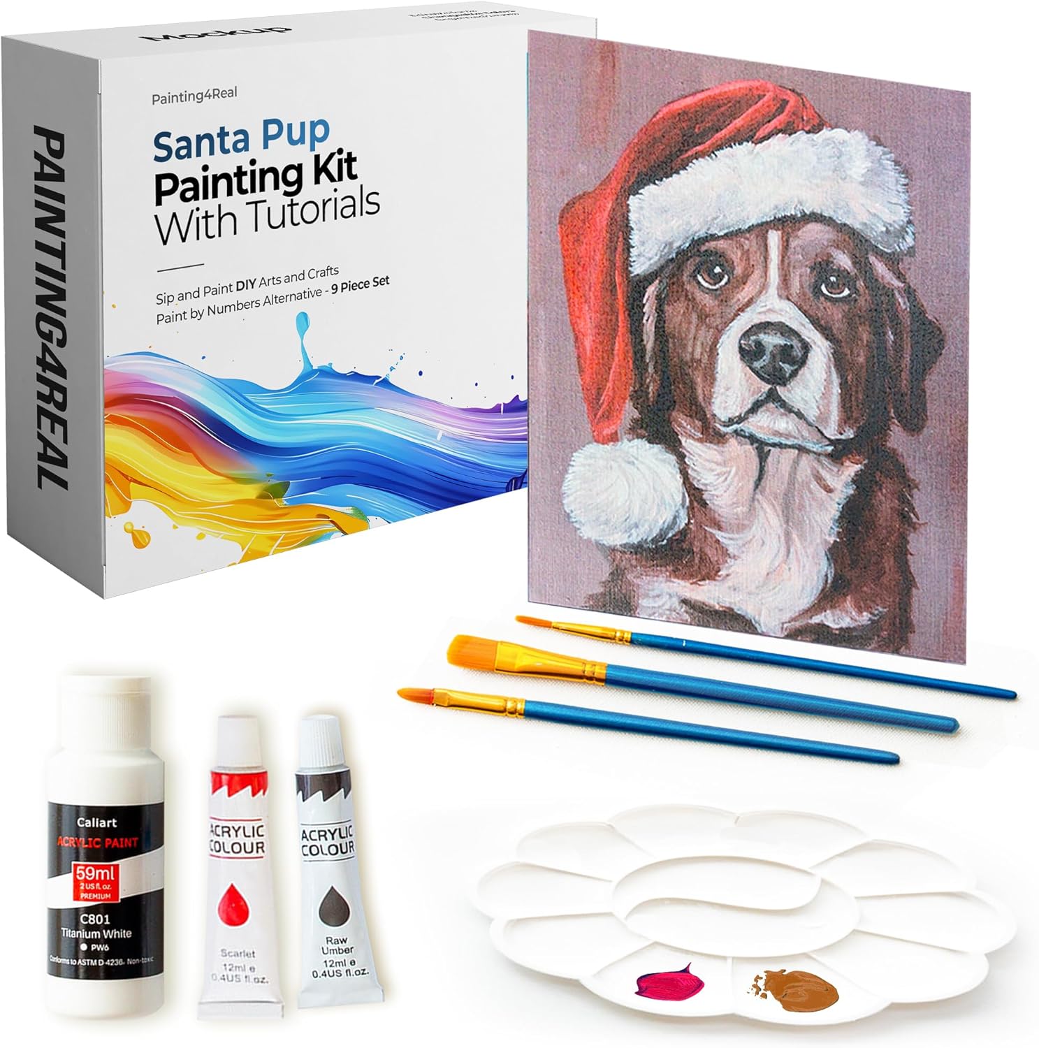 Santa Pup Painting Kit